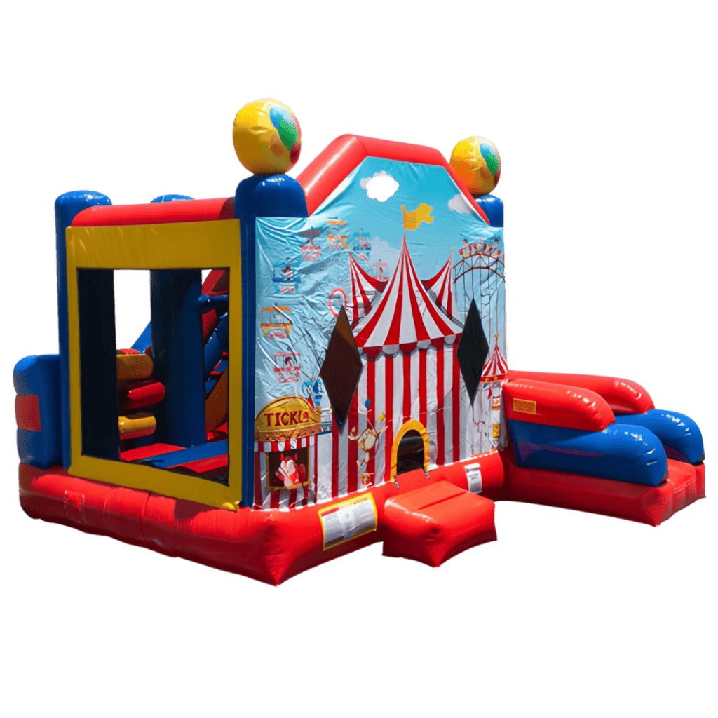 Carnival and Circus Bounce House with Slide Rental in NY & FL