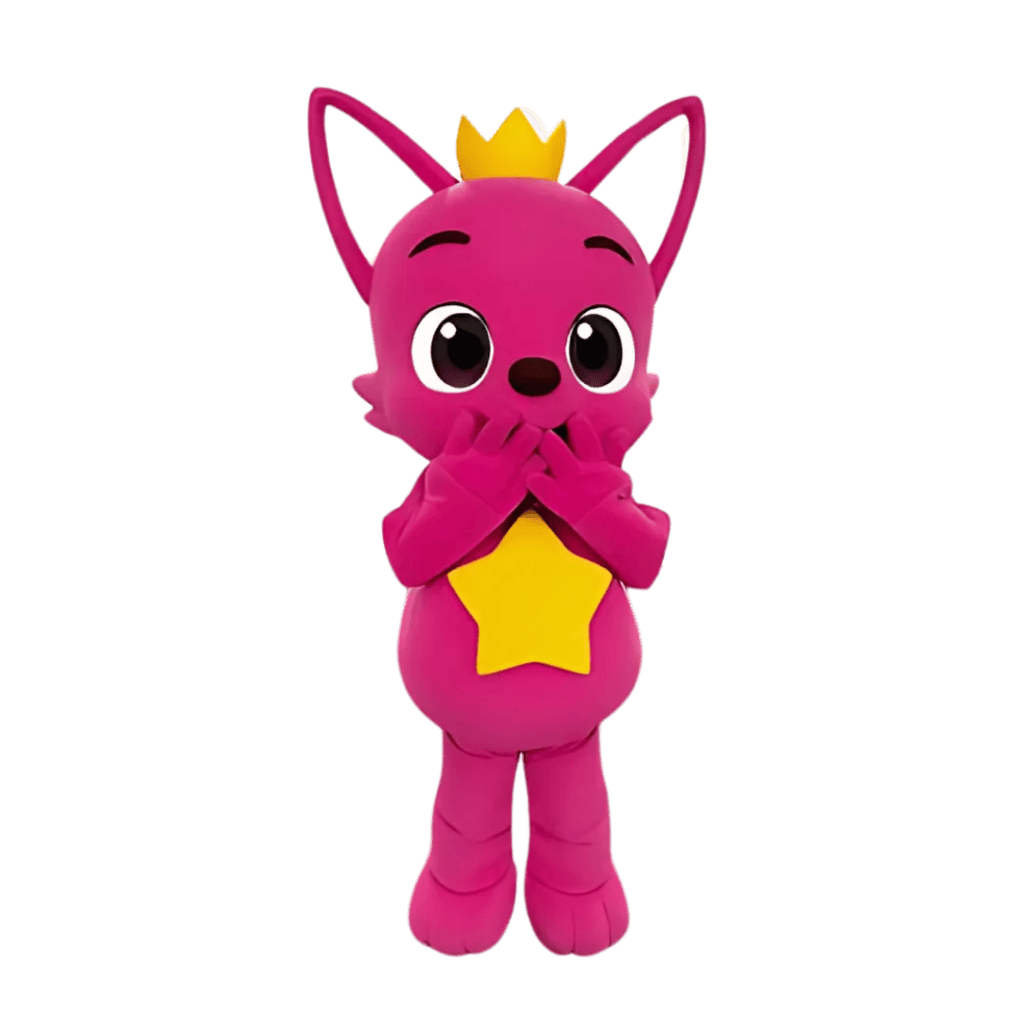 Pink Fong Character Rental in NY & FL | Baby Shark Themed Party