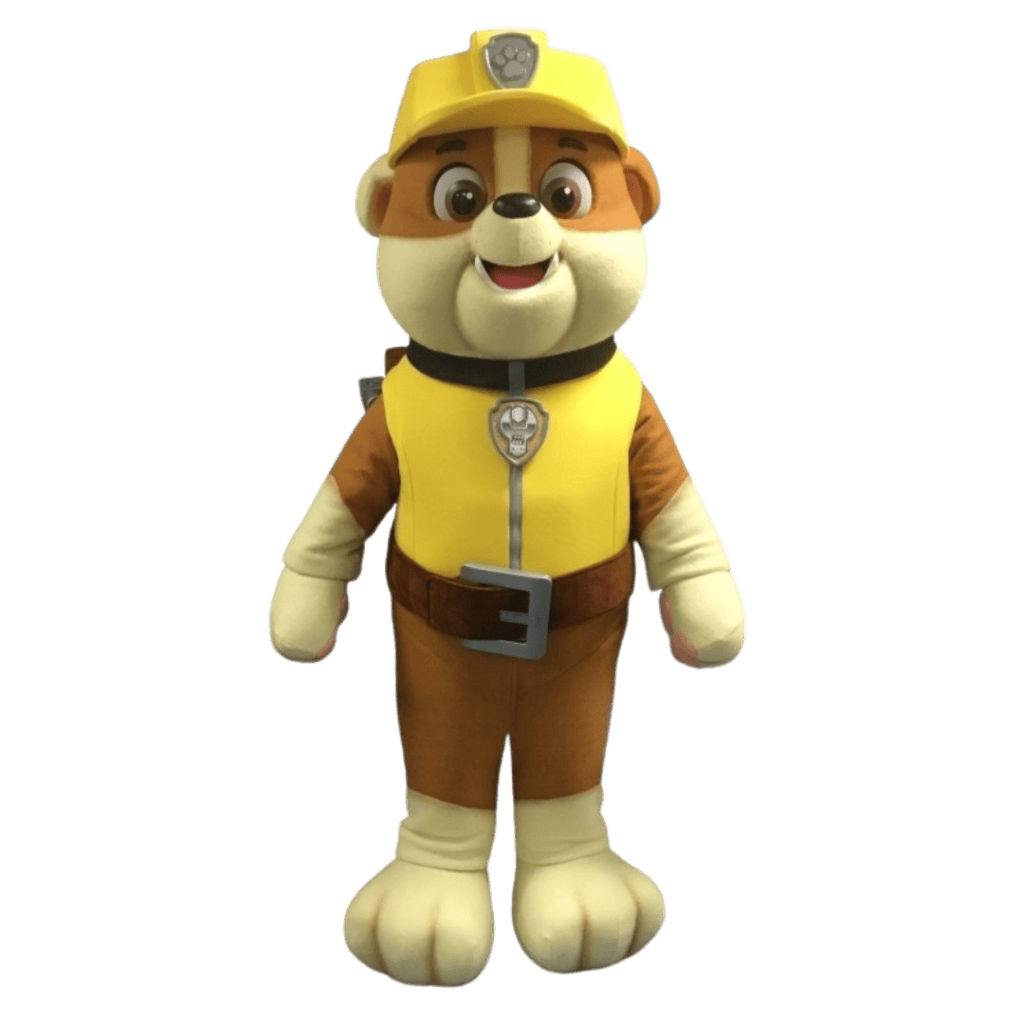 Rubble Character Rental for hire in NY & FL | Paw Patrol Themed Party